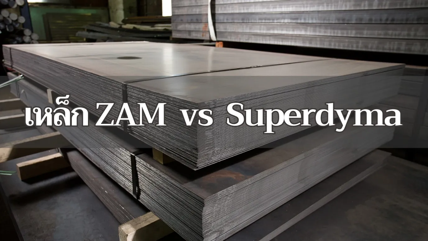 เหล็กเคลือบ ZAM หรือ Superdyma ต่างกันอย่างไร